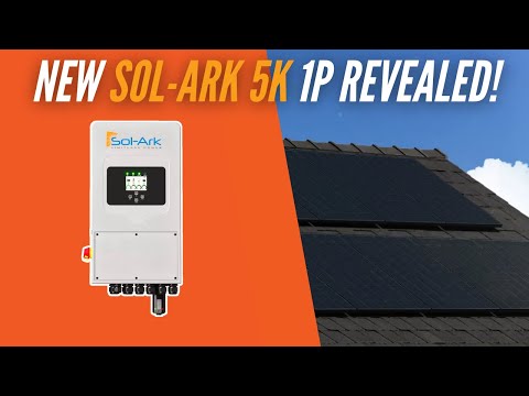 Sol-Ark 5K-1P-N | 120V | All In One Inverter | 48V Battery | 2 MPPT In ...